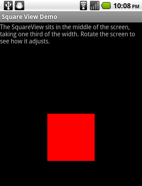 Square Island: Android: Square View