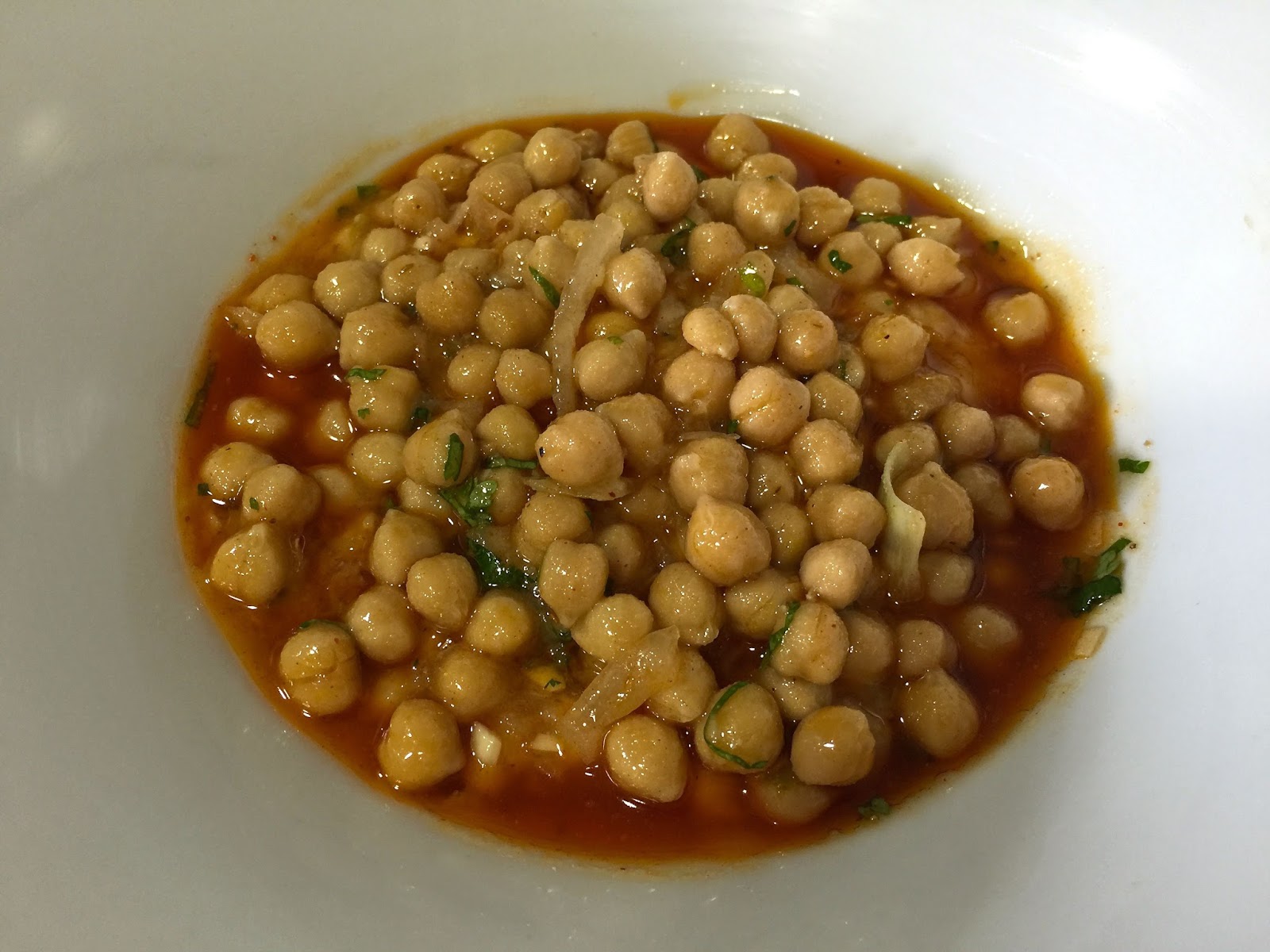 Garbanzos estilo marroquí