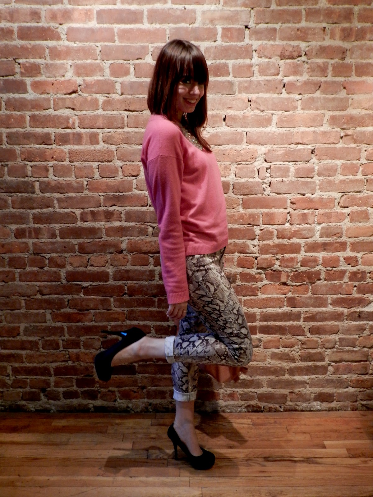 How to Wear Snake Skin Print Pants for a Day Time Affair | Fashionista ...