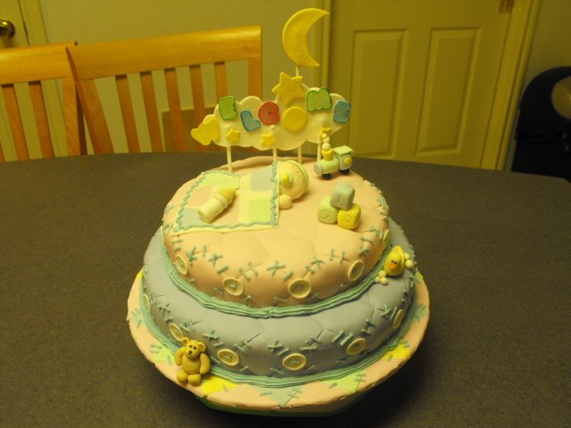 Bake - A - Licious: Patchwork Quilt Baby Shower Cake