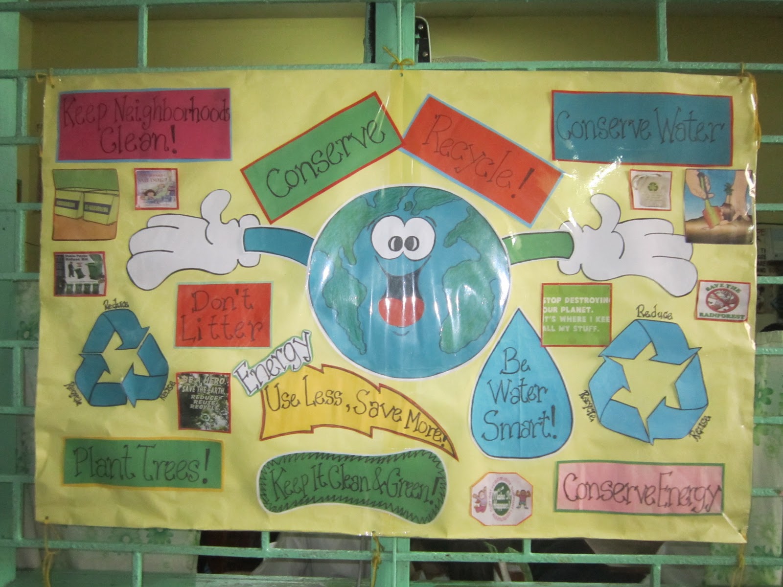 The Earth is in our Hands: Eco-Bulletins and Decorations