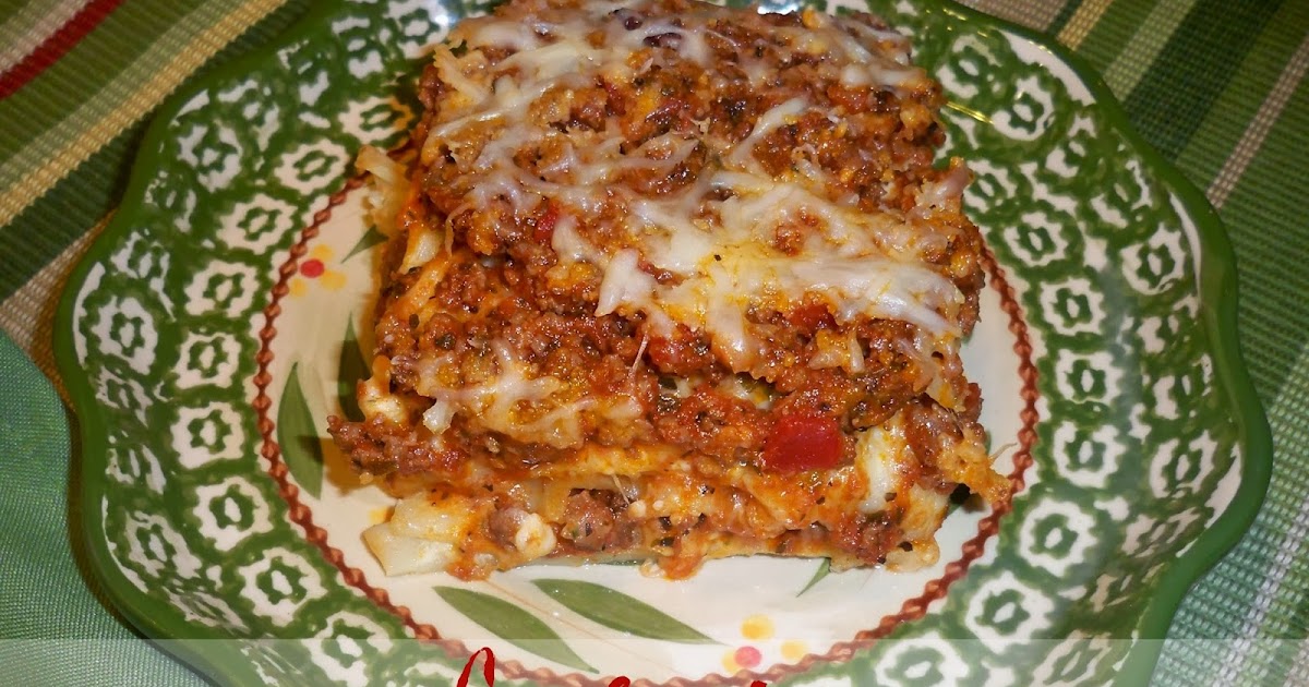 Easy as Pie: Lasagna