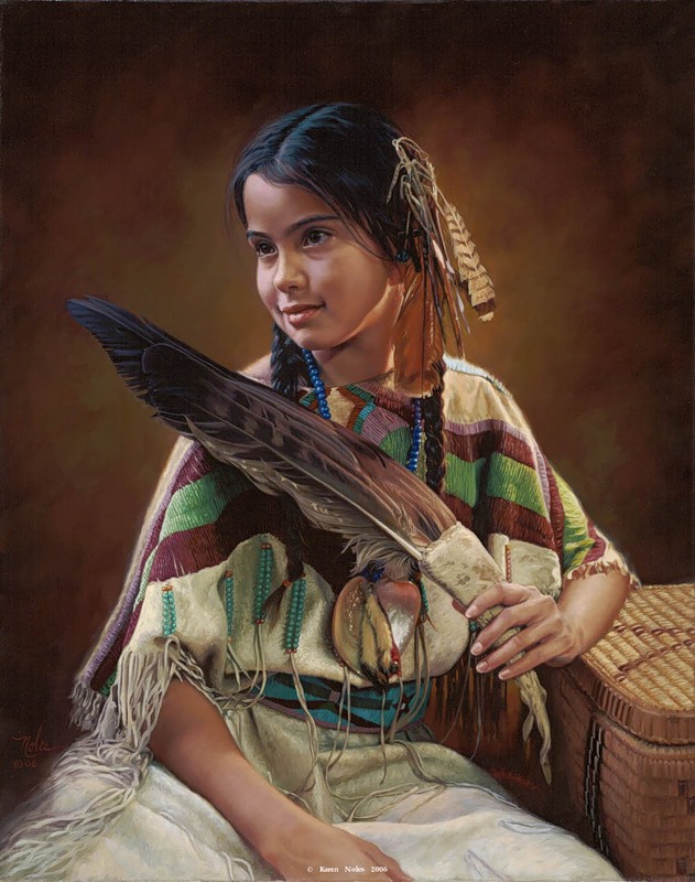 Karen Noles, 1947 ~ Native American paintings | Tutt'Art@ | Pittura ...