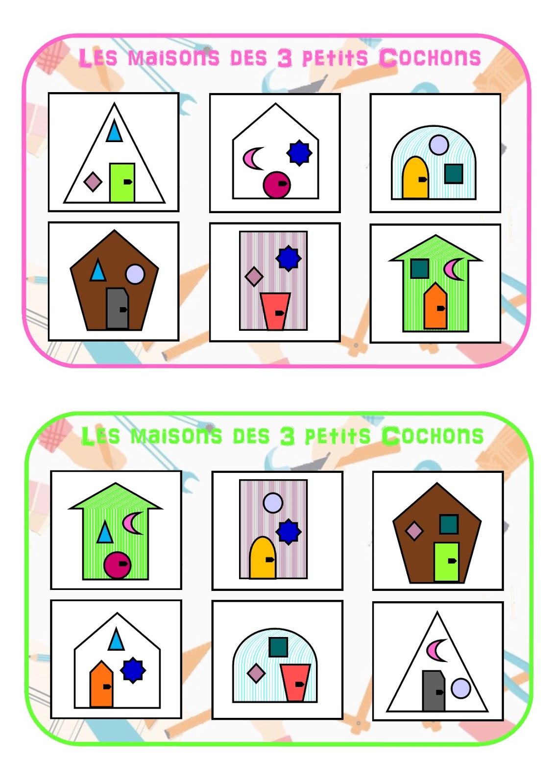 La classe du chat à lunettes: Les 3 Petits Cochons