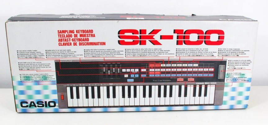 MATRIXSYNTH: CASIO SK-100 Sampling Keyboard/Synthesizer w/Box