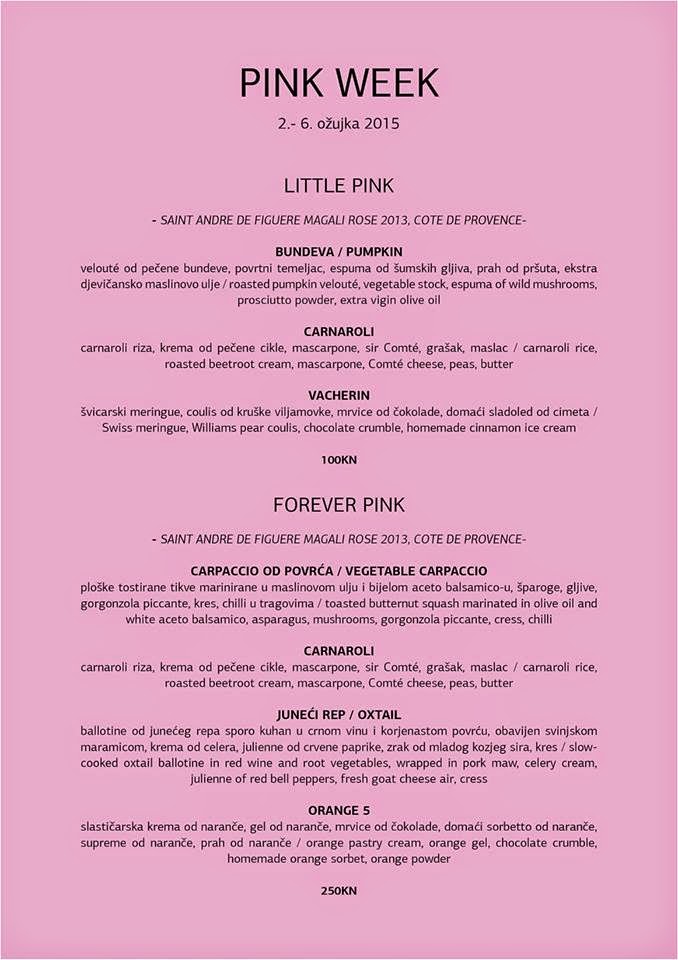 Iz moje kuhinje: PINKWEEK I PINK DAY I EUROPADONNA