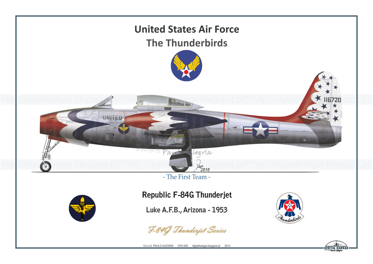 DIGITAL HANGAR: Republic F-84G Thunderjet