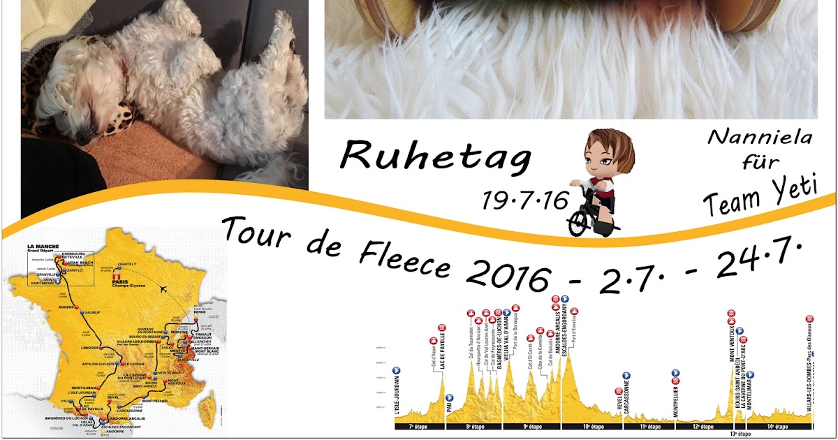 Manu's kleine Welt: Tour de Fleece / 2. Ruhetag