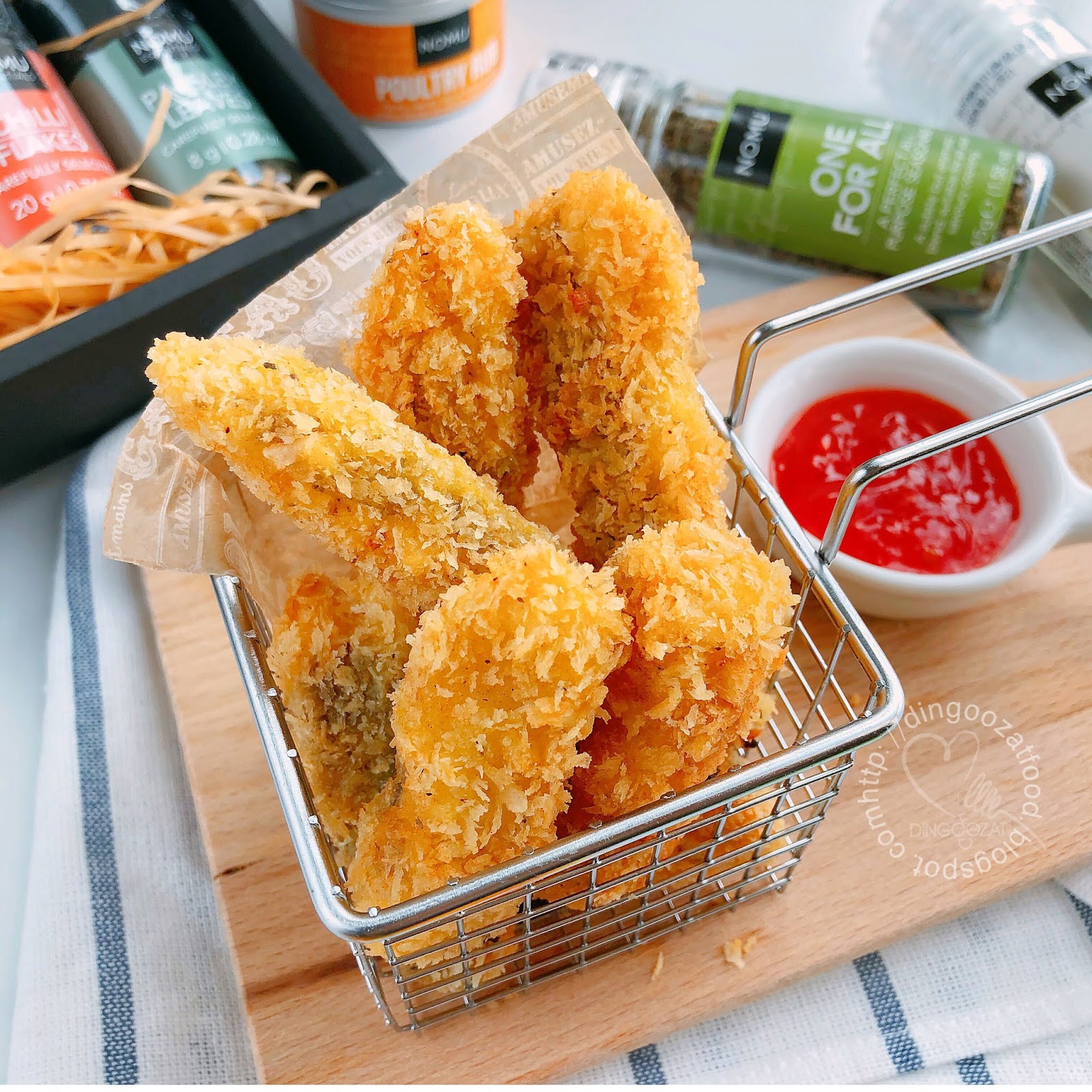 Miki's Food Archives : Crispy Spiced Fish Finger 香脆鱼柳