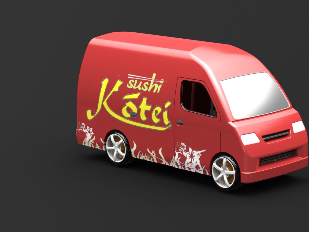 gnp design: Delvan Moko Sushi Kotei (Mobil Toko)
