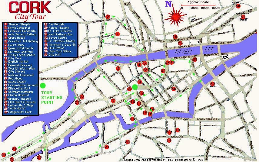 Caminhando por Cork - Parte 1 - Welcome to Ireland