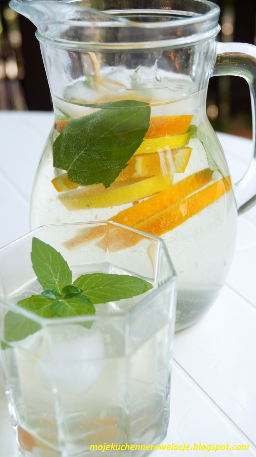 Moje Kuchenne Rewelacje : Lemoniada z cytryną i pomarańczą