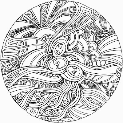 Scribbleprints: Loving These Coloring Pages...