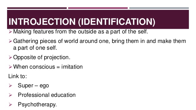 EXAMS AND ME : Introjection