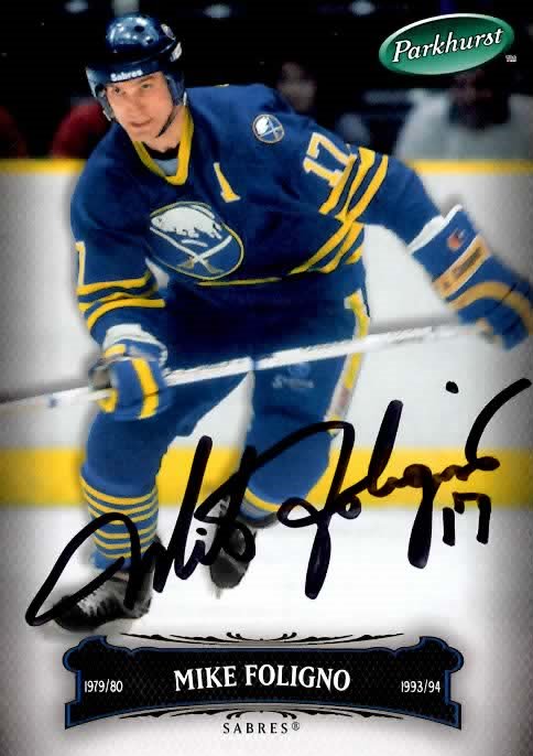 Marko's Hockey Autos: Mike Foligno TTM