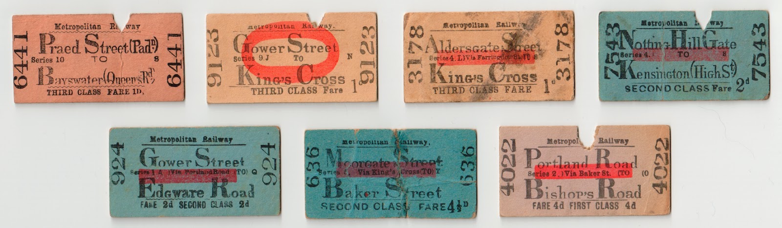 Histoire et chronologie des plans du métro de Londres: Tickets de la ...