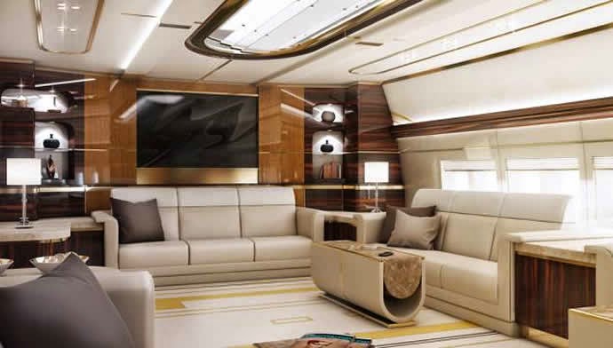 Passion For Luxury : World’s first private Boeing 747-8 with interiors ...