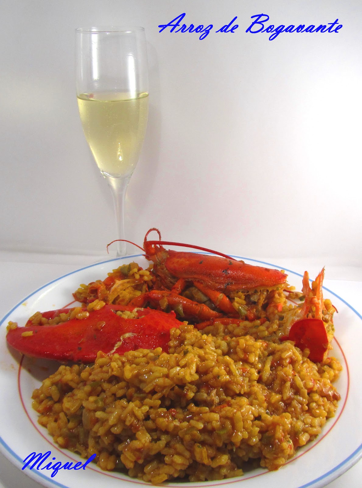 Les receptes del Miquel: Arroz con bogavante