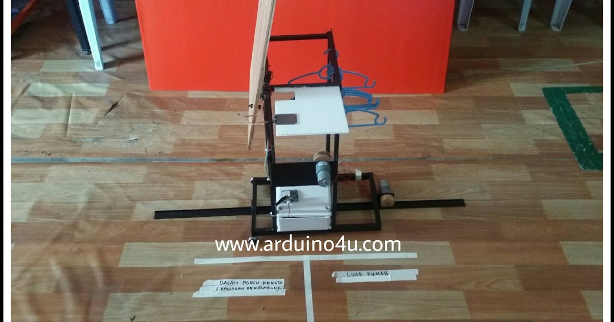 Projek Elektronik Arduino4u.com: 81. Auto cloth Line system