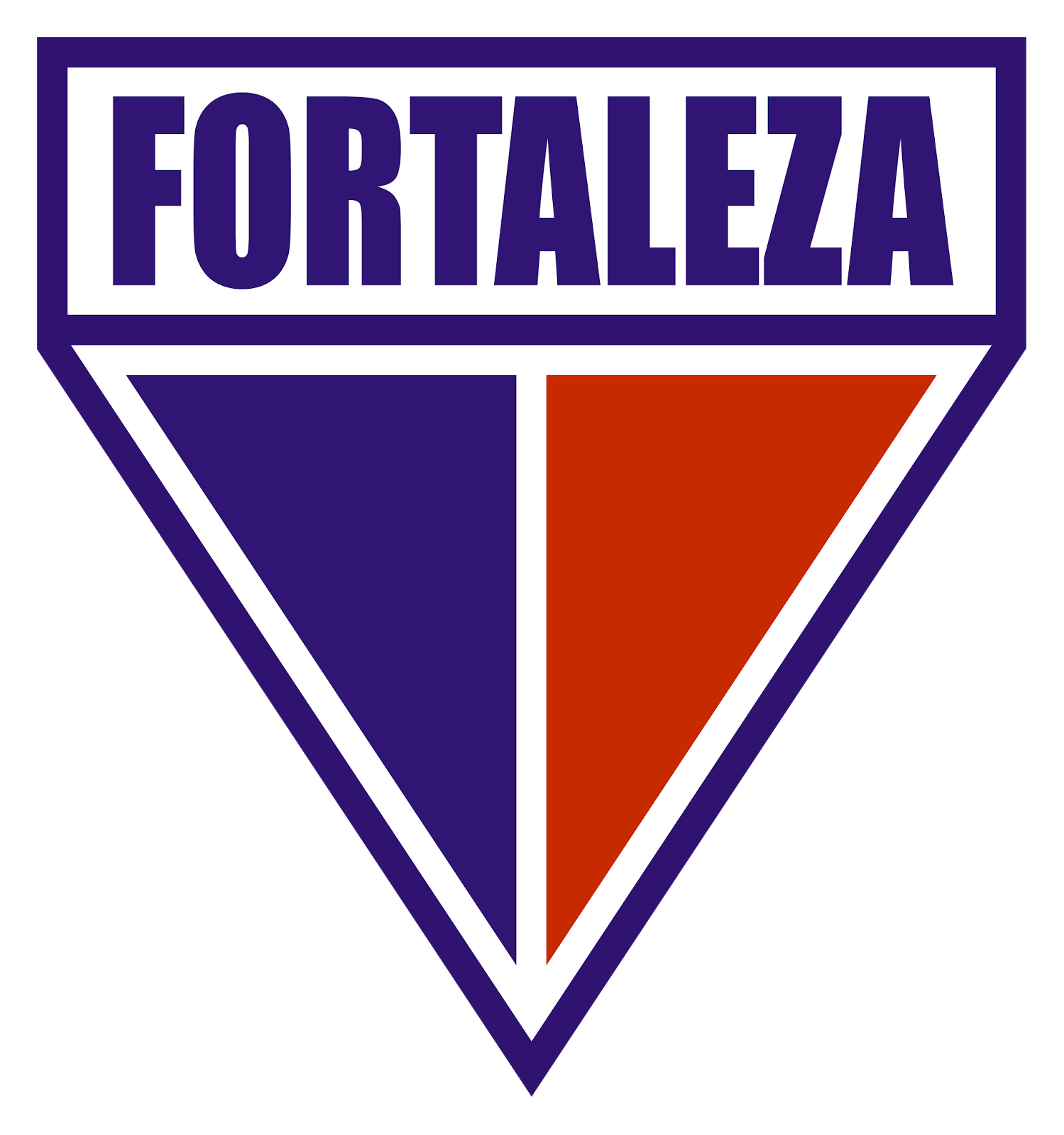 Download vector shield Fortaleza Football Brazil PSD + PNG free