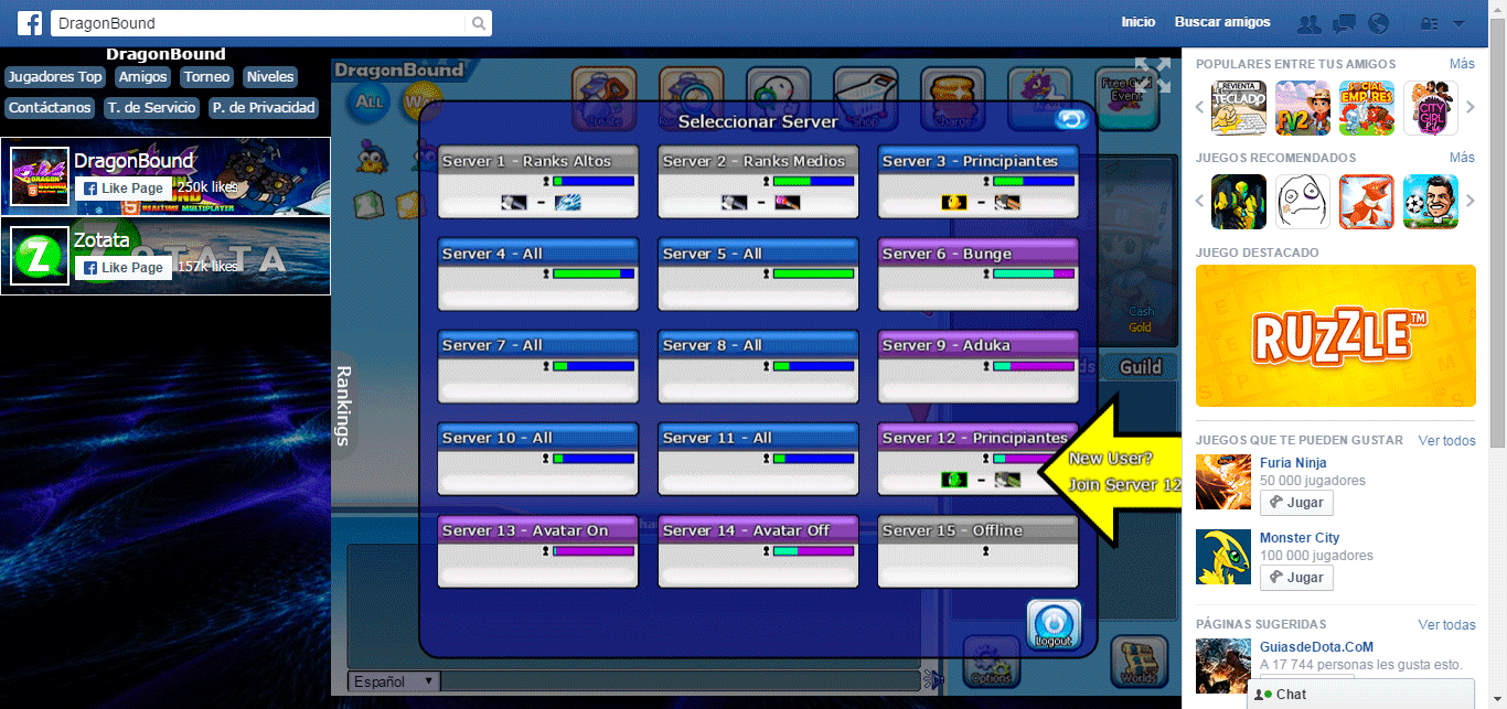 Crear Cuenta de DragonBound | DRAGONBOUND LATINO