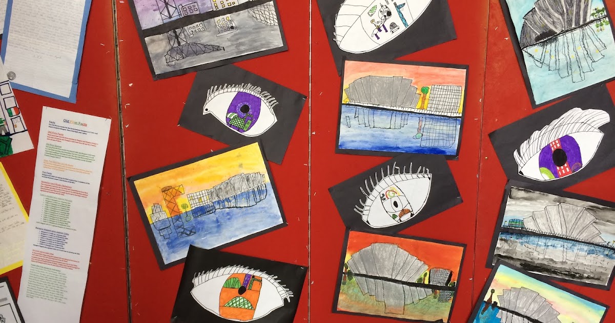 Miss Guthrie and Primary 6/7: Divided City Art Show