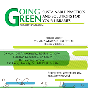 PLAI - Southern Tagalog Region Librarians Council: Going Green ...