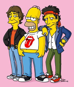 Metal Berserk: Simpsons with Rock Bands