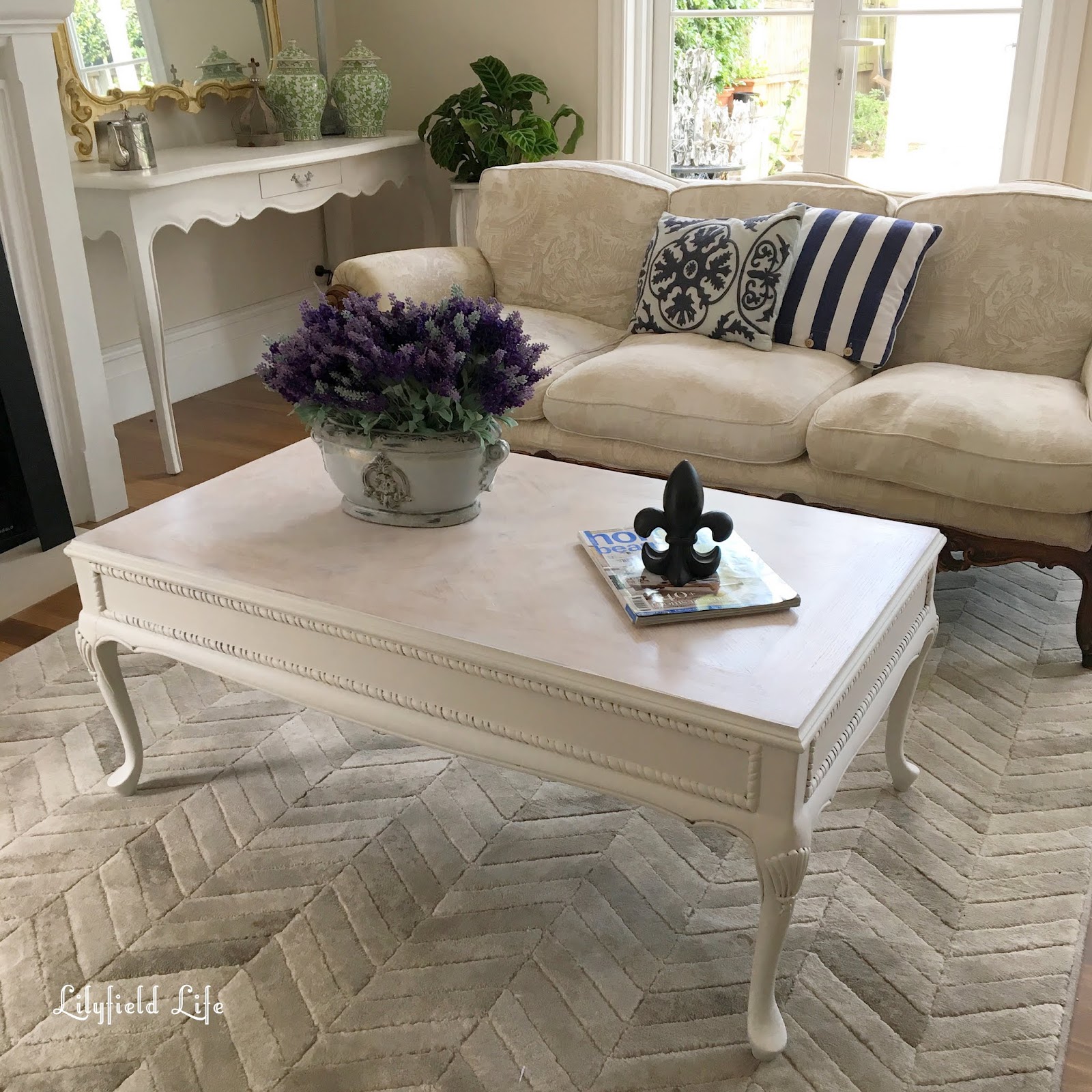 Lilyfield Life: A limed white coffee table
