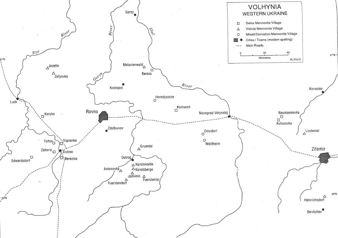 Ratzlaff Family blog: Ostrog circuit Mennonite villages