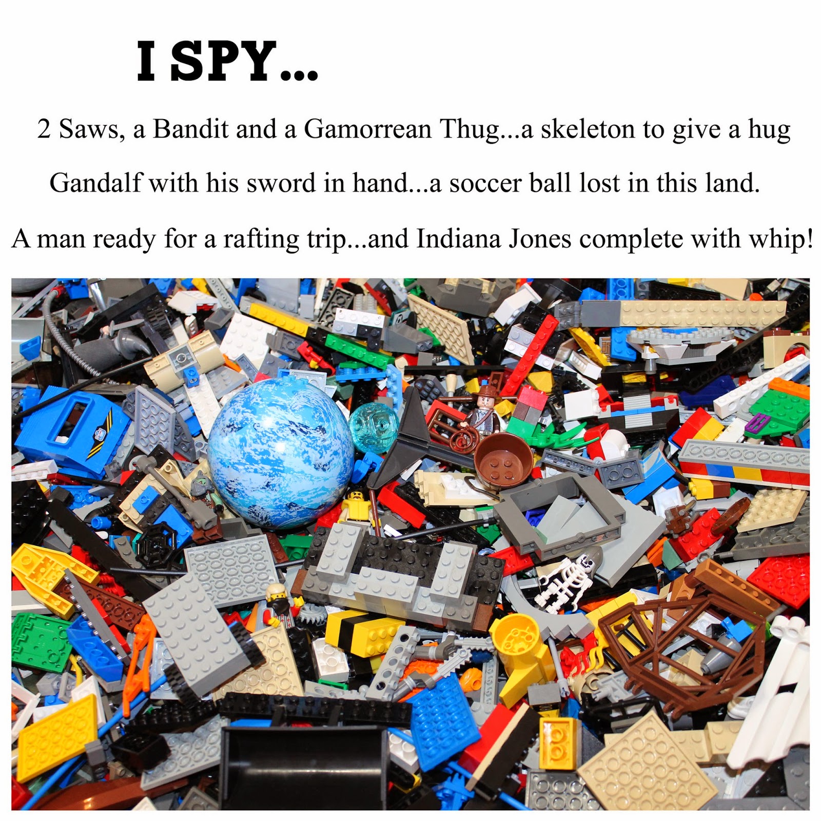 Lego I Spy with my Little Eye Book!