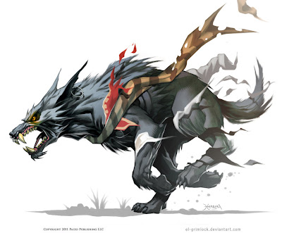 The wolf den: Werewolf - wolf form, running wild (el-grimlock)