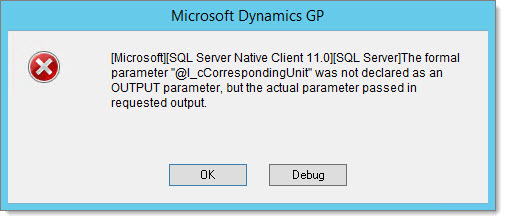 Steve Endow The Blog Troubleshooting A Dynamics Gp Sql Posting Error