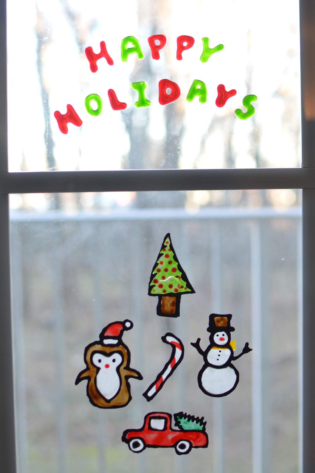 Vikalpah: DIY window clings using glass paint