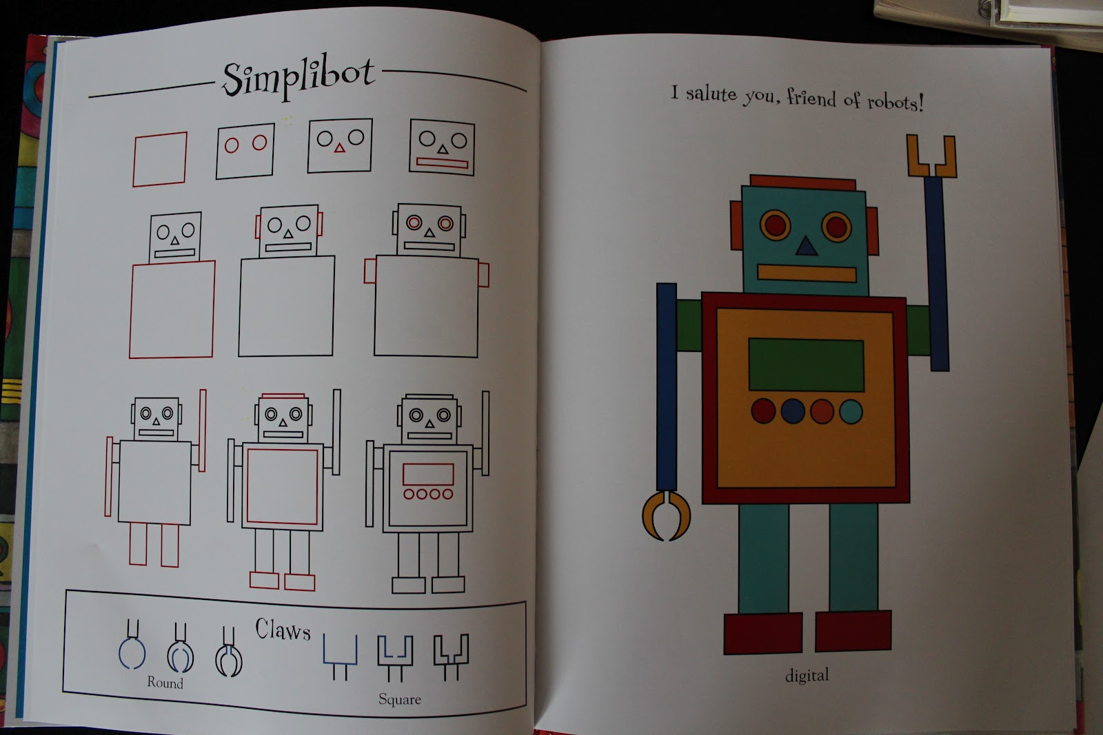 Book Sharing Monday :: Robot Drawing Book