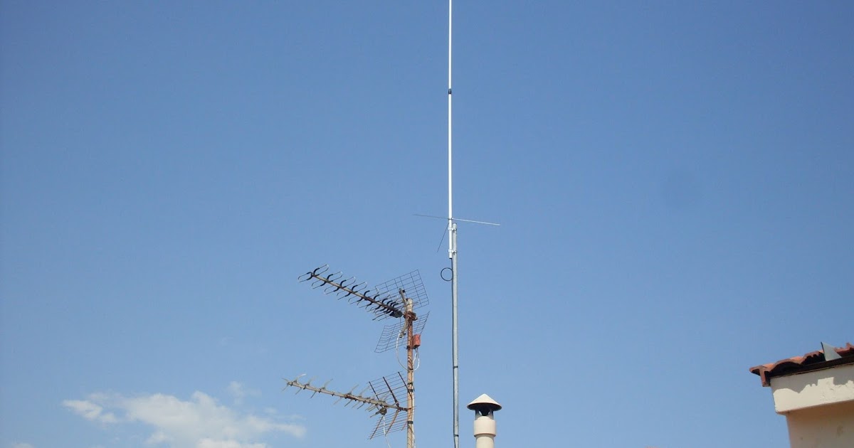 ''placing antennas vhf-uhf diamond x-510 by sv7dll and sv7jaj on sv7lwf''