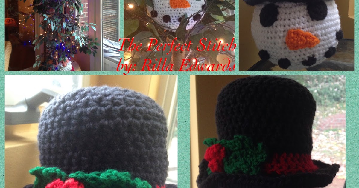 The Perfect Stitch...: Snowman Tree Topper...