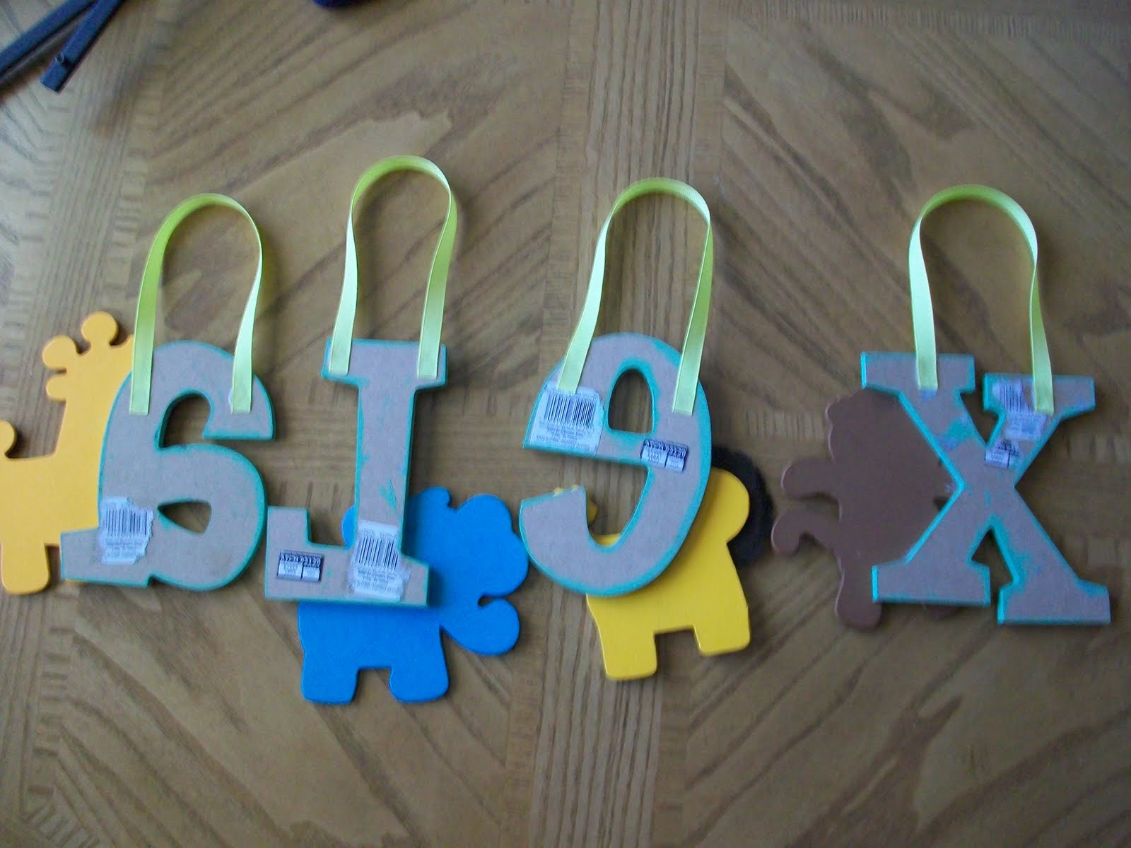 Grace and Love {a craft blog}: Hanging Wooden Letters Tutorial, Part 2