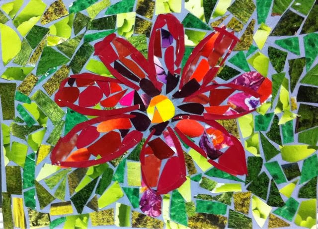 Room 101 Art: Magazine mosaics, ages 9-12