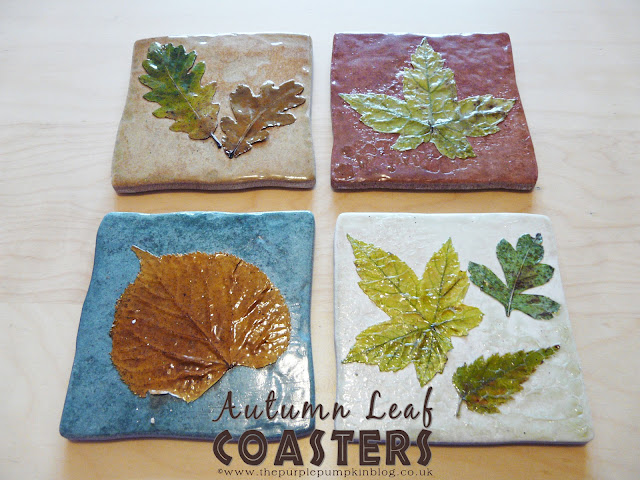 Autumn Leaf Coasters {Craft}