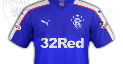 Rangers Loyal: Rangers 16/17 Puma Home Kit Mockup #2