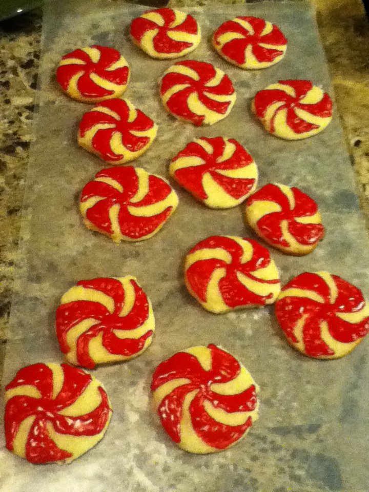 Fell in Love with a Band: Peppermint Swirl Cookies