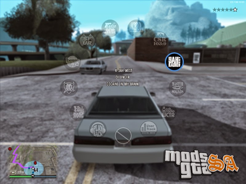 Mods GTA San Andreas: GTA 5 HUD
