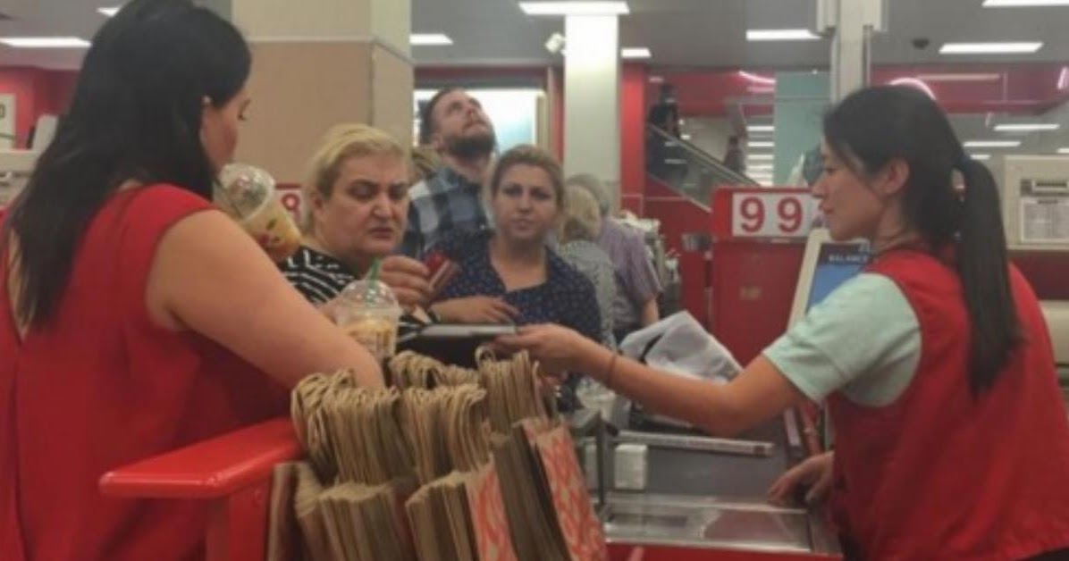 The cashier cried when a rude customer offended her. But what her boss ...