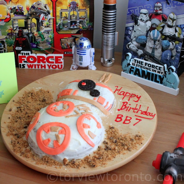 Torviewtoronto: Star Wars Inspired BB8 Birthday Cake