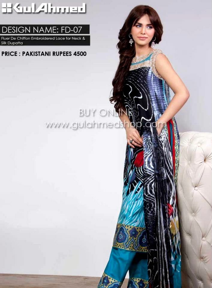 Latest Mid Summer Collection 2012 By Gul Ahmed | New September Edition ...