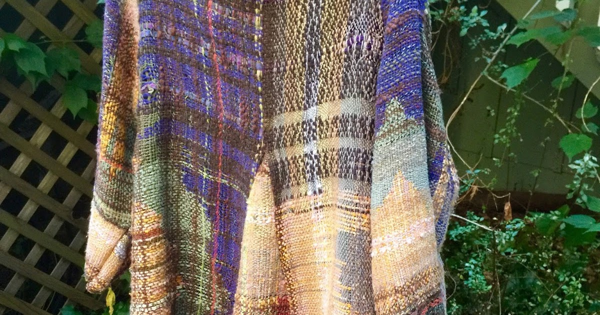 CENTERING WITH FIBER: My new Saori hand woven Jacket AND introducing a ...