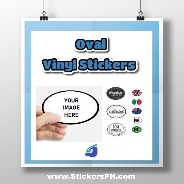 Oval Vinyl Sticker Labels - StickersPH.com Philippines