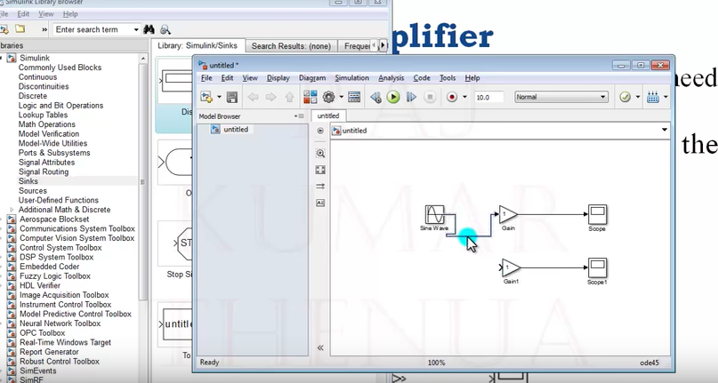 How to Create a Simple model in Simulink - MATLAB Programming