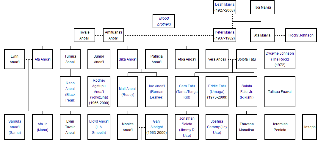 KAKI GUSTI: Anoa'i Family